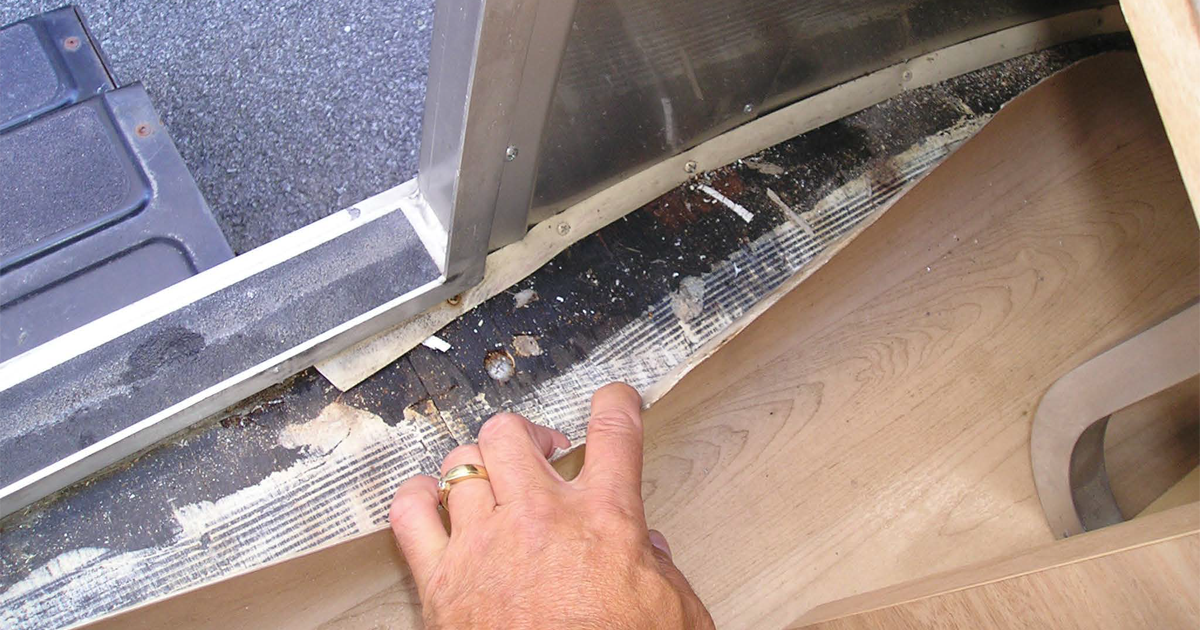 Les infiltrations d'eau - Magazine Camping Caravaning